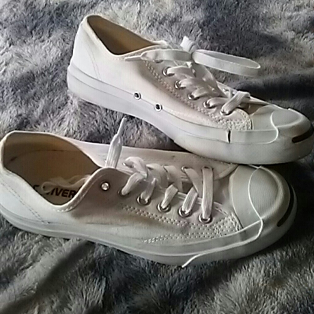 All White Converse - Gem